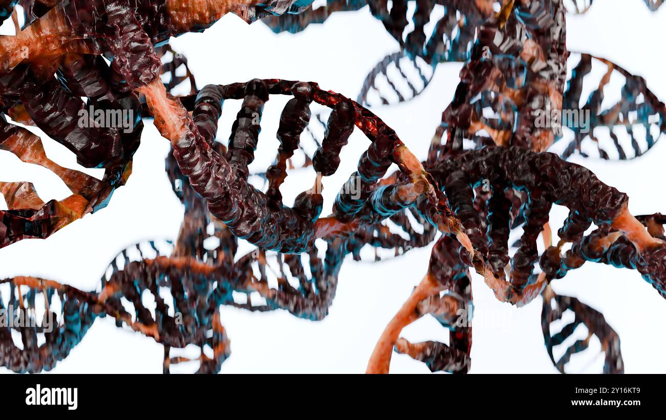 Genetic Dna disorder and Damage, Mutation or Radiation effect ... Genetic Dna disorder and Damage, Mutation or Radiation effect ...