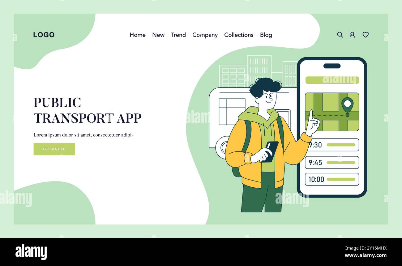 Bus schedules Stock Vector Images - Alamy