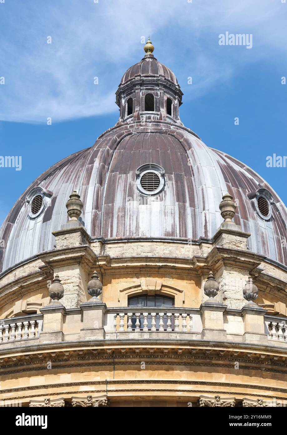 Cupola of the Radcliffe Camera, part of the Bodleian library ...