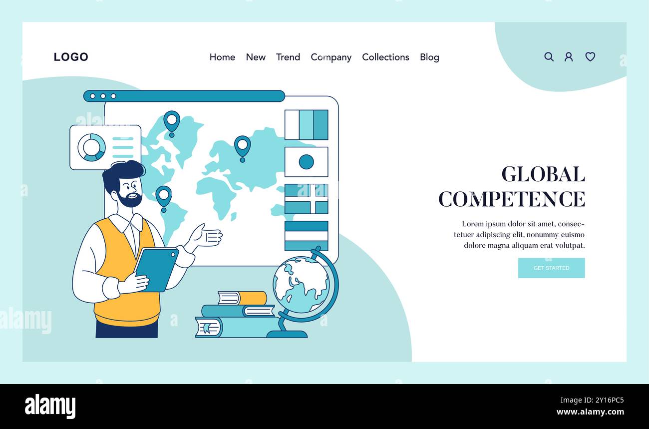 Diverse teaching materials Stock Vector Images - Alamy