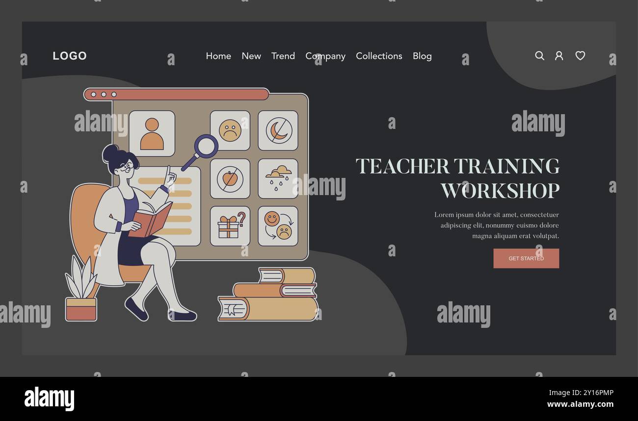 Educator resource program Stock Vector Images - Alamy