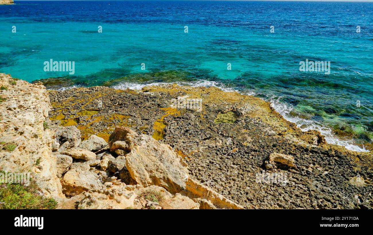 Cala di Grotta Monaca, Otranto,Puglia,Italy Stock Photo - Alamy