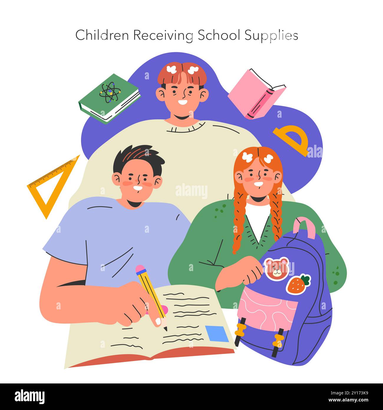Students charity classroom Stock Vector Images - Alamy