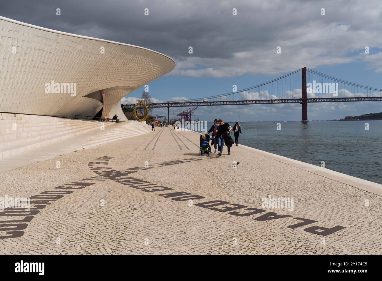 The MAAT old power station turbine halls with surrounding dramatic ...