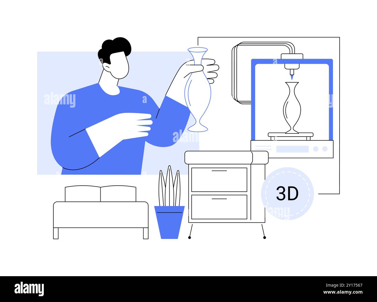 3d printed creations hi-res stock photography and images - Alamy