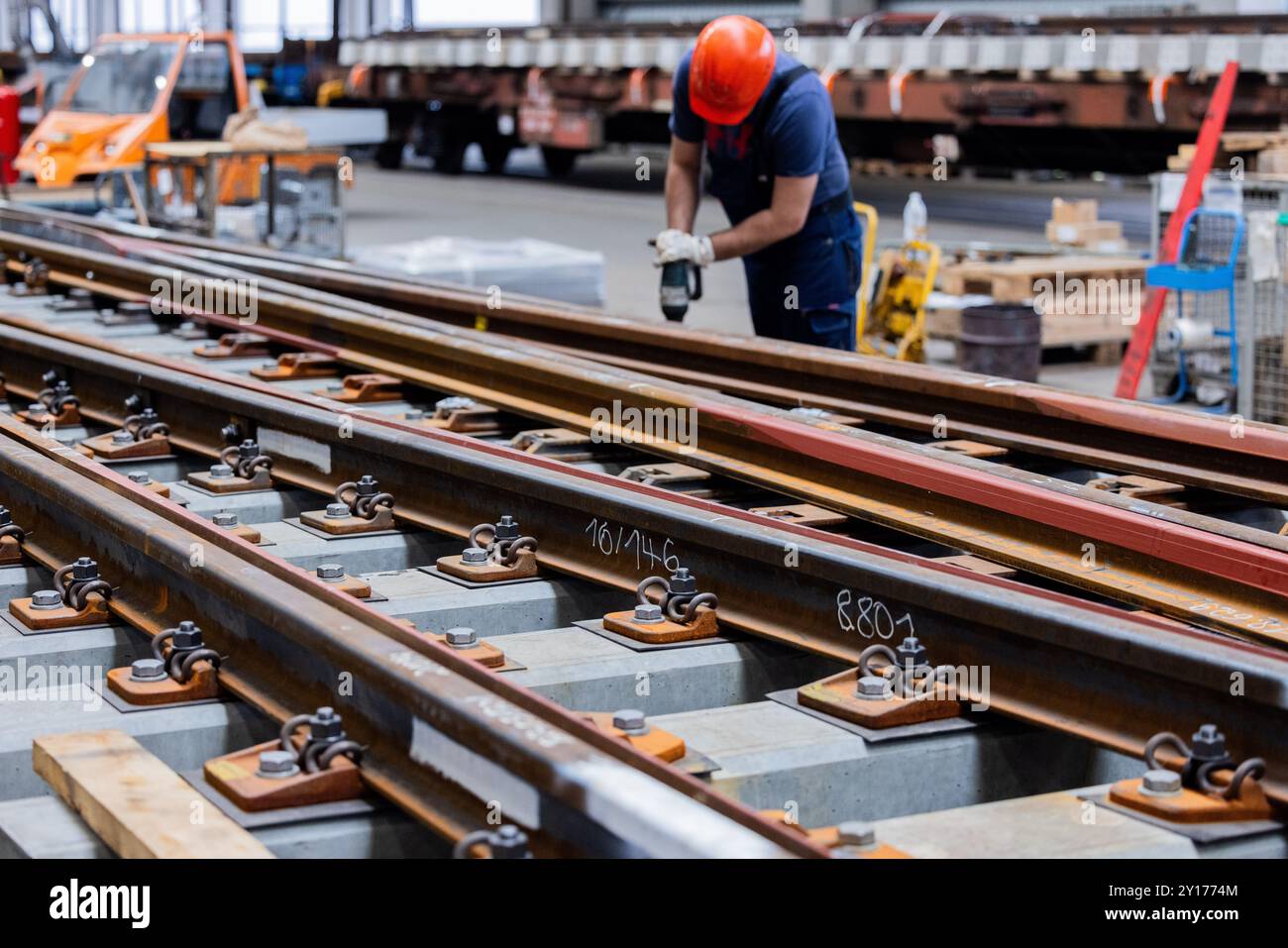 Double track switch hi-res stock photography and images - Alamy