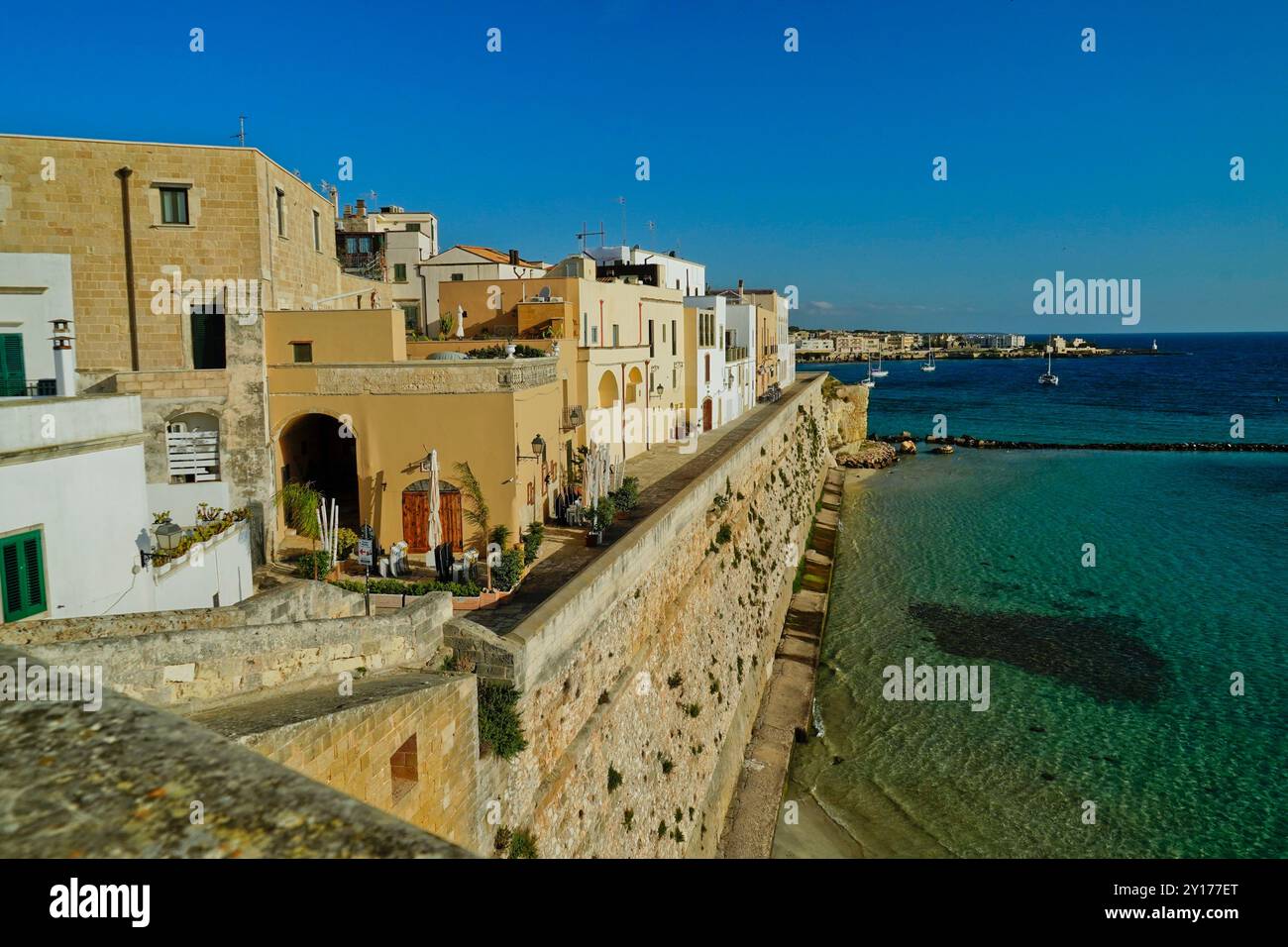 The historic city of Otranto,Puglia,Italy Stock Photo - Alamy