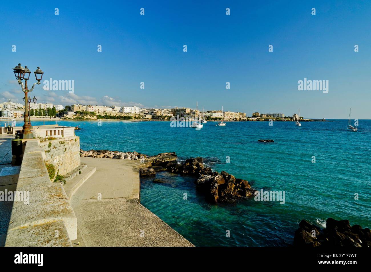 The historic city of Otranto,Puglia,Italy Stock Photo - Alamy
