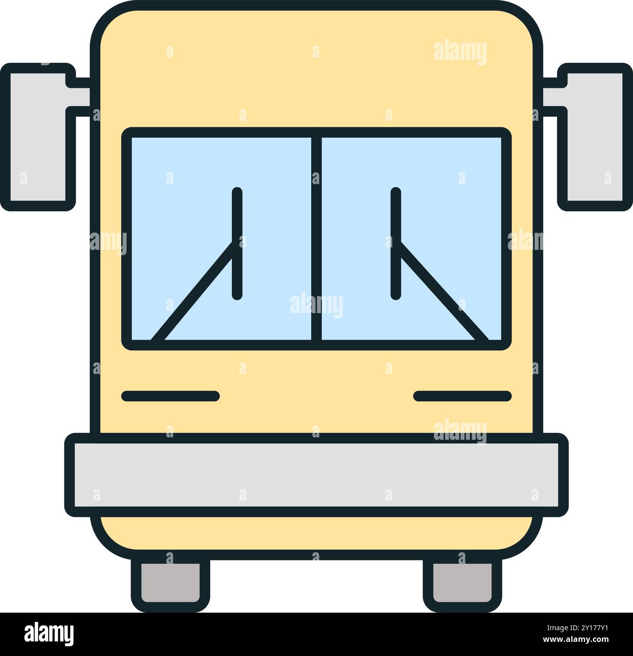 White self driving electric Stock Vector Images - Alamy
