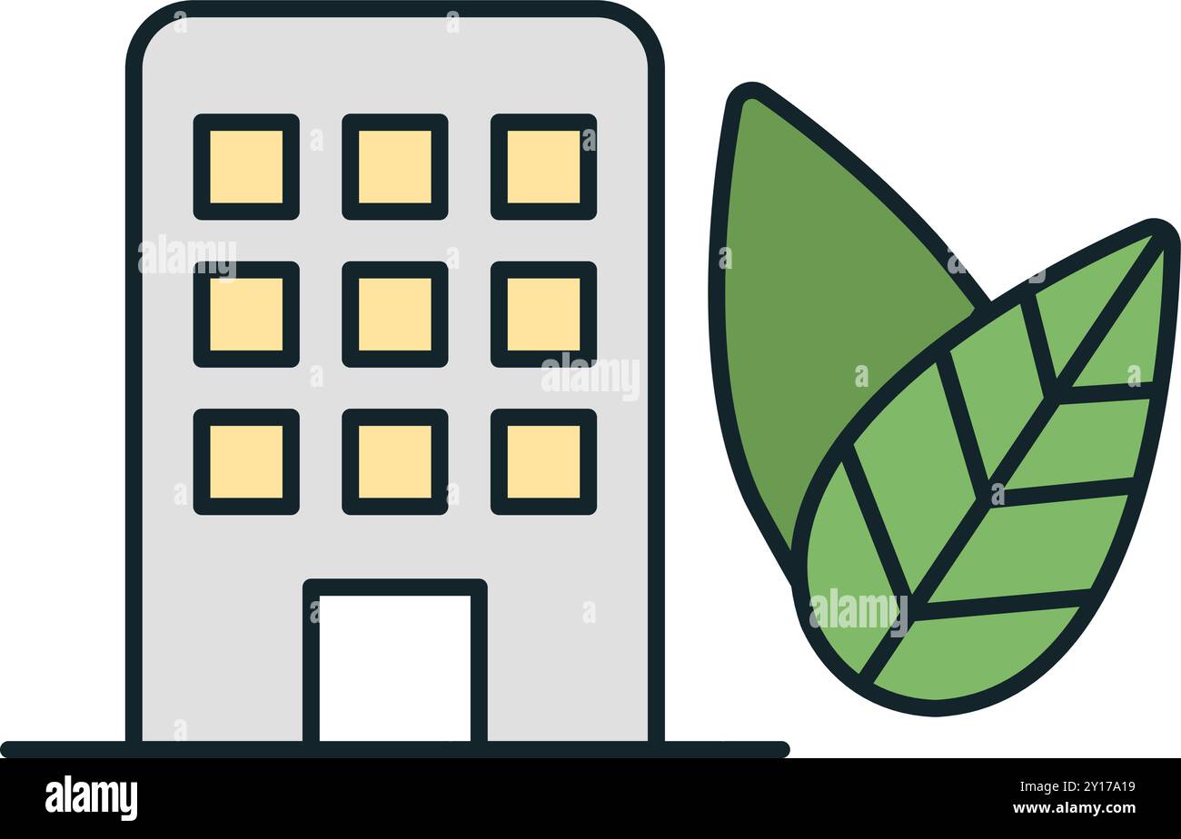 Building urban architecture showing Stock Vector Images - Alamy