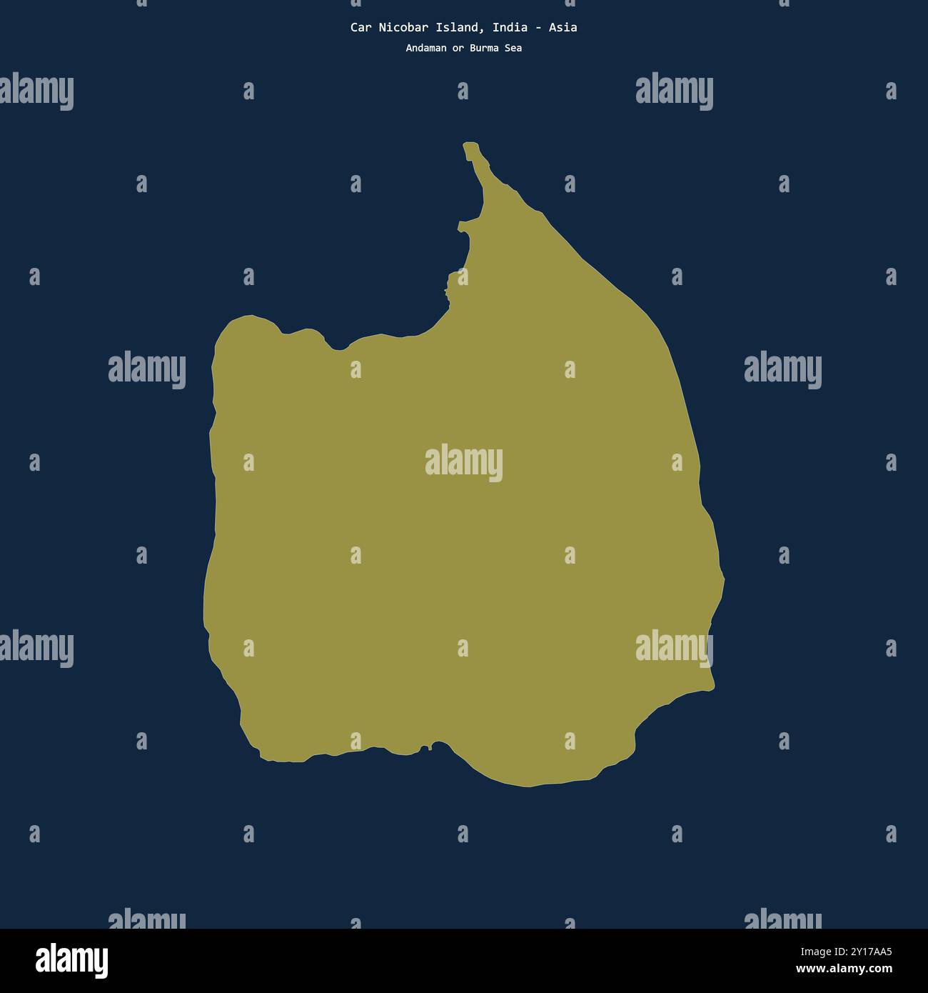 Andaman and nicobar outline map hi-res stock photography and images - Alamy