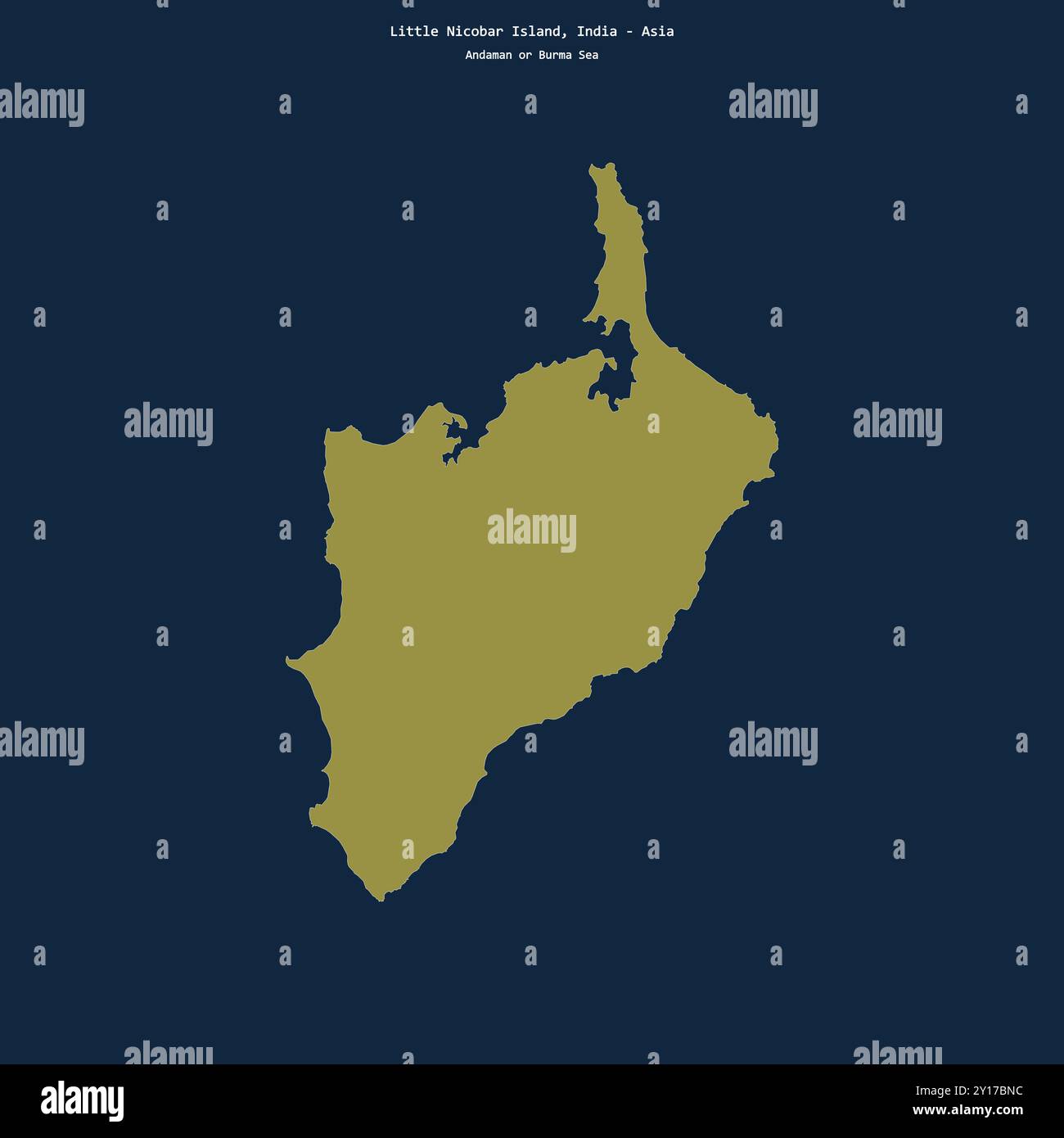 Andaman and nicobar outline map hi-res stock photography and images - Alamy