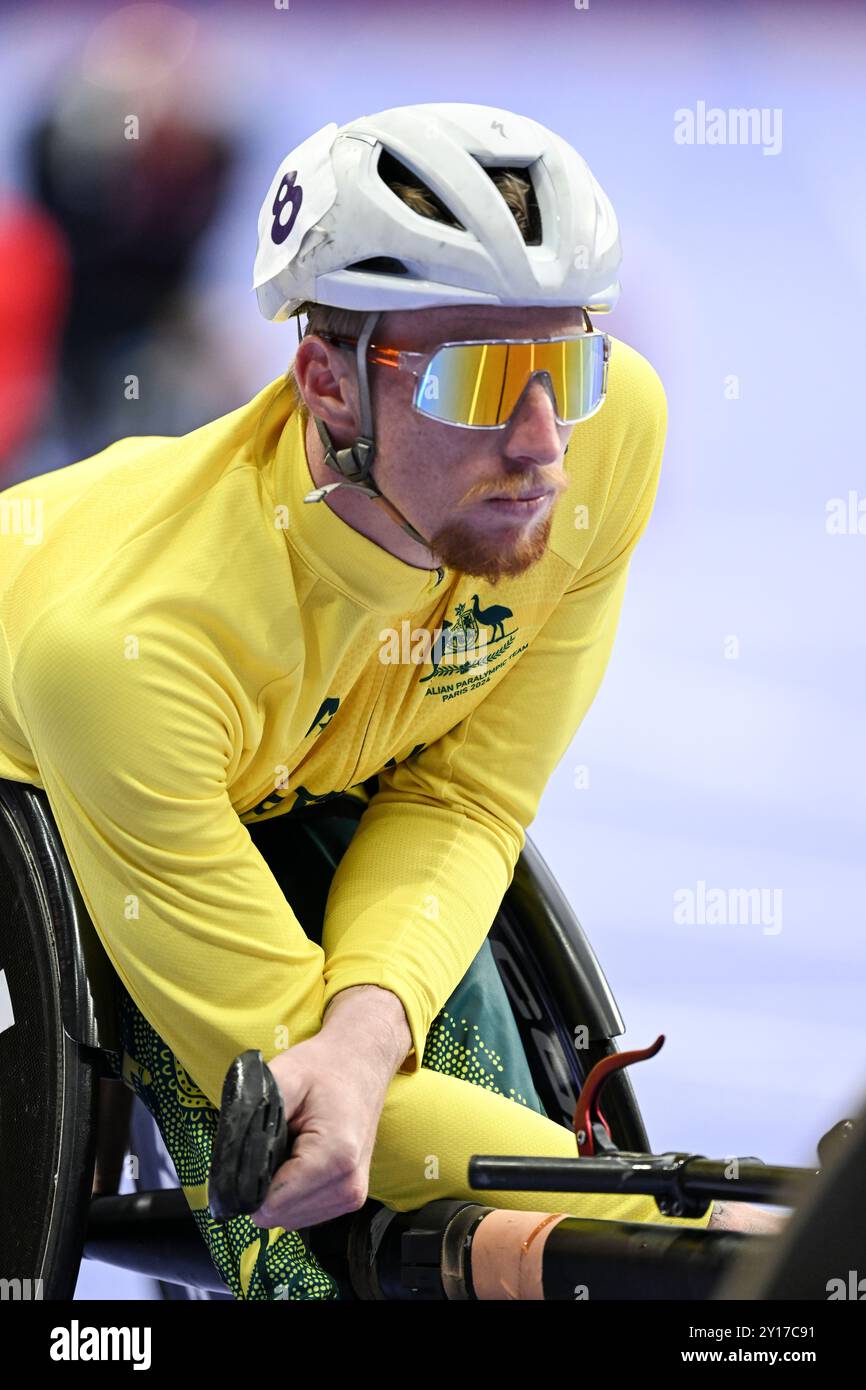 Luke Bailey of Australia competing in the men’s 800m - T54 round one at ...