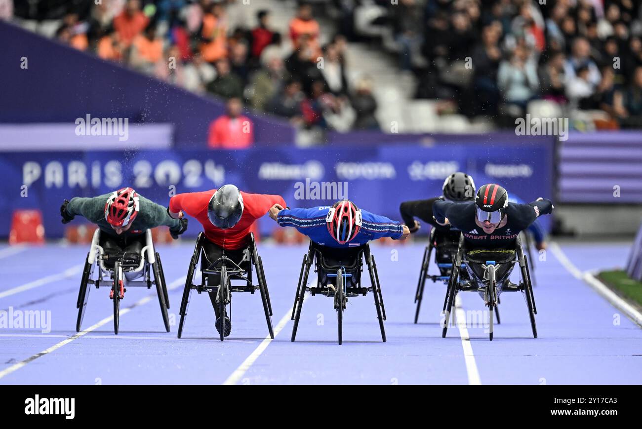 Nathan Maguire of Great Britain competing in the men’s 800m - T54 round ...