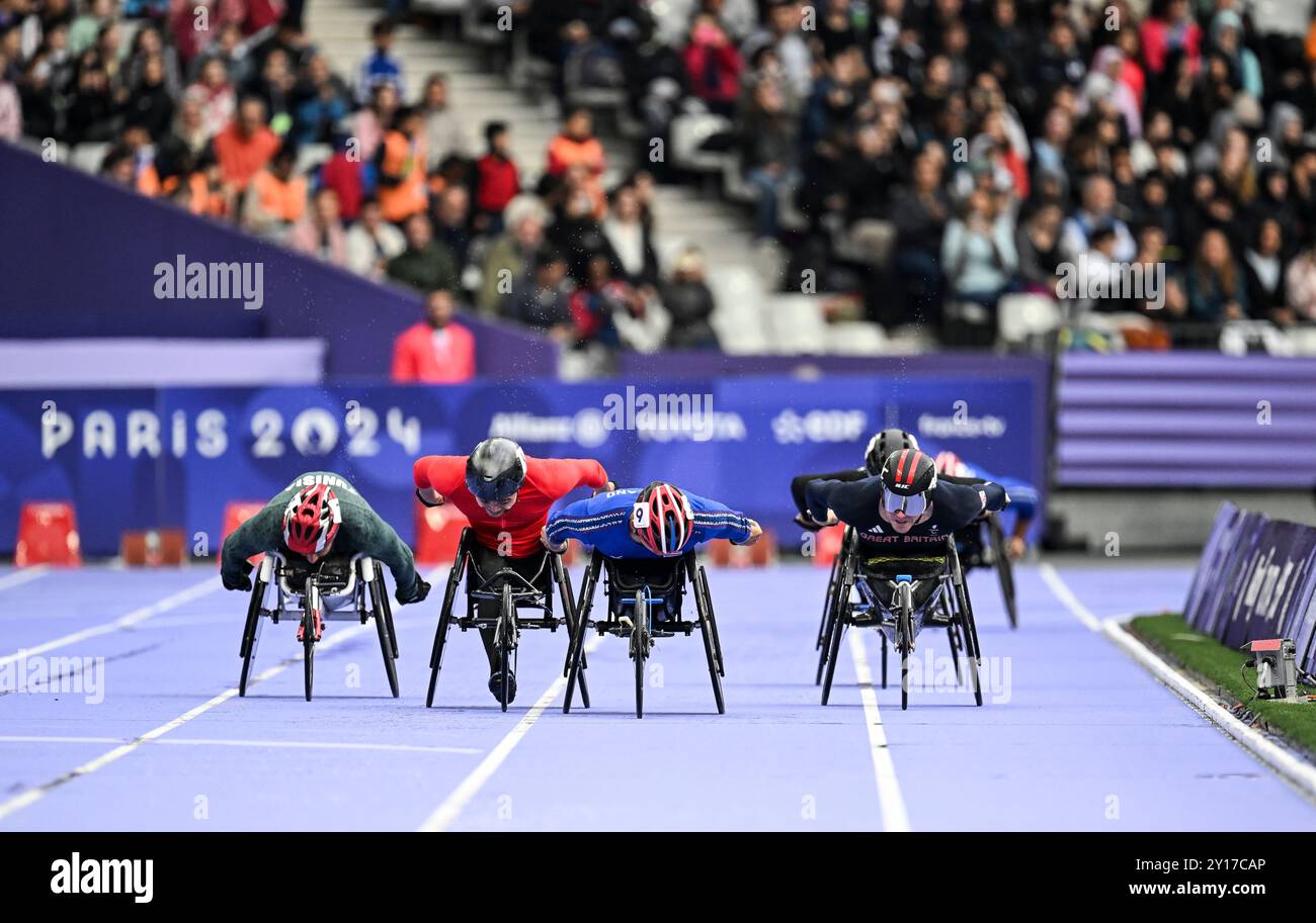 Nathan Maguire of Great Britain competing in the men’s 800m - T54 round ...