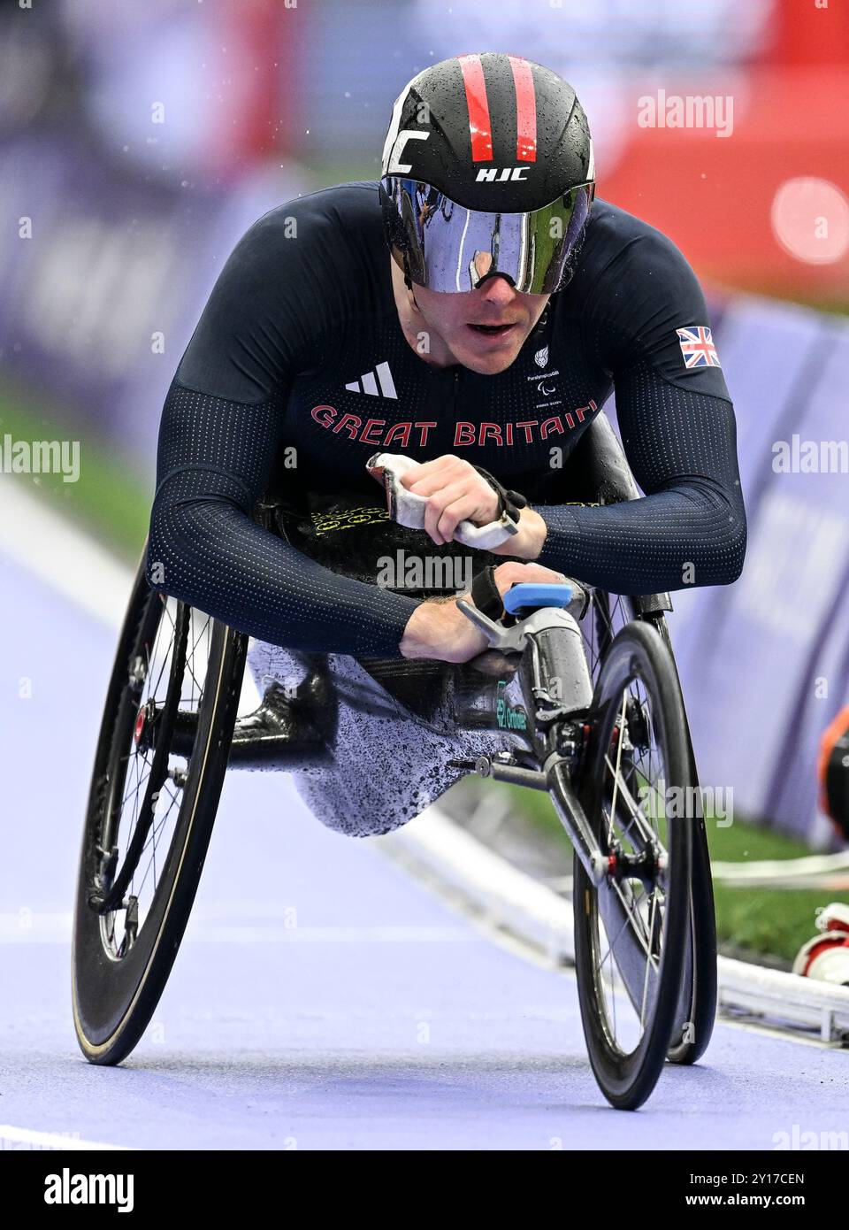 Nathan Maguire of Great Britain competing in the men’s 800m - T54 round ...