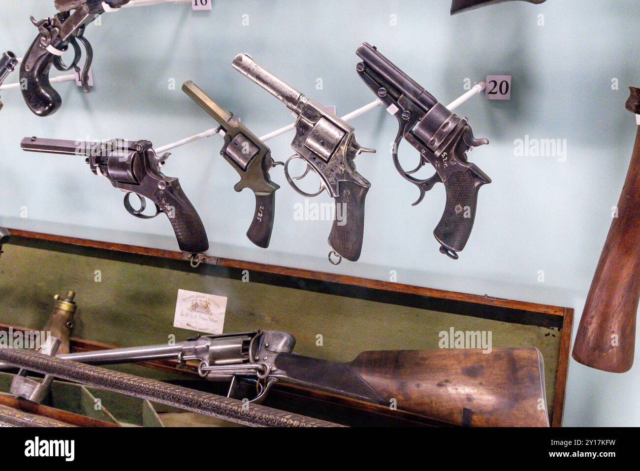 antique gun weapons for war fighting at indoor image is taken at ...