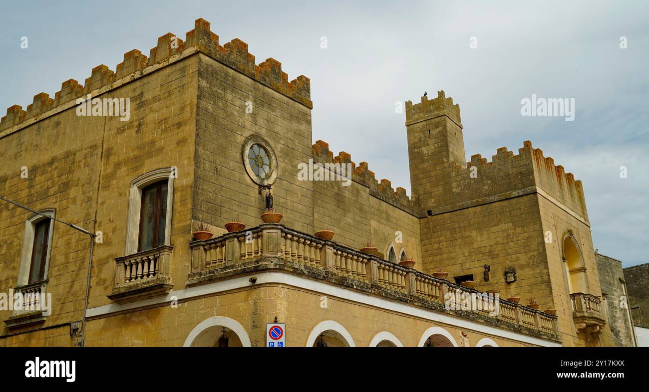 The authentic historic village of Specchia, Lecce, Puglia, Italy Stock ...