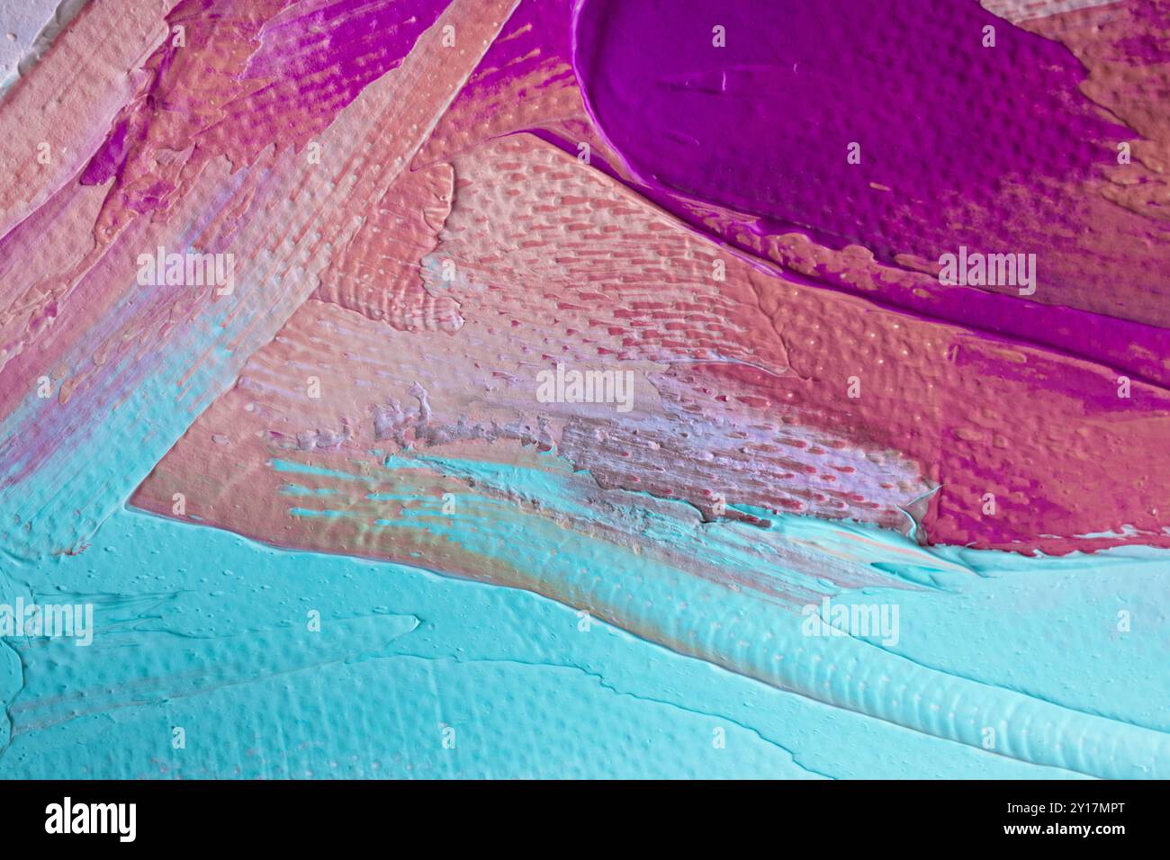 Vibrant abstract art featuring bold colors and textured brush strokes ...