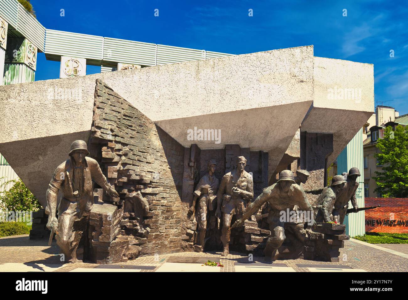 Warsaw Uprising Monument, Poland Historic War Memorial Stock Photo - Alamy