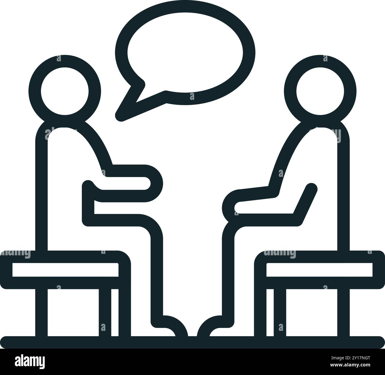 2 Friends Talking Drawing Easy