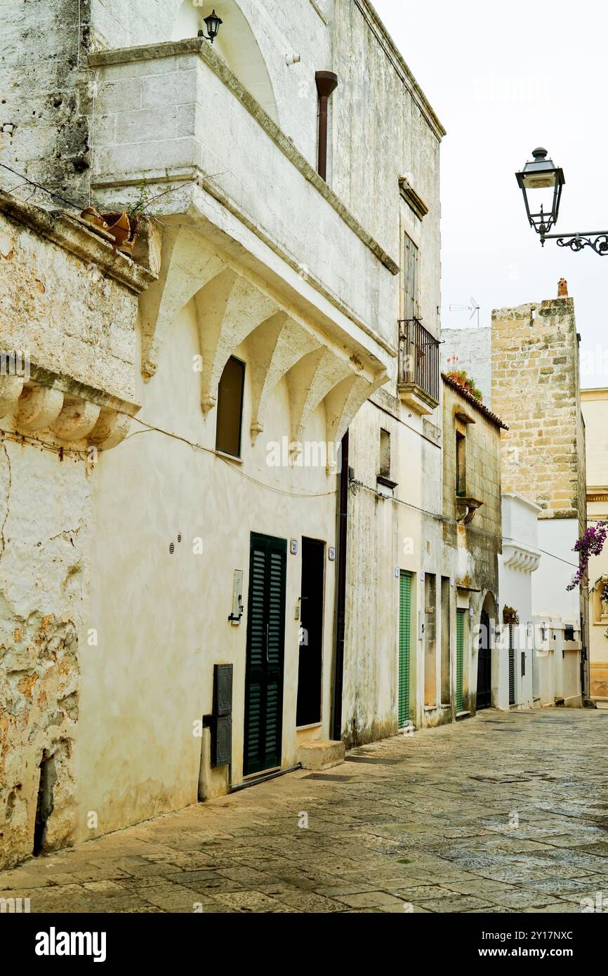 The authentic historic village of Specchia, Lecce, Puglia, Italy Stock ...