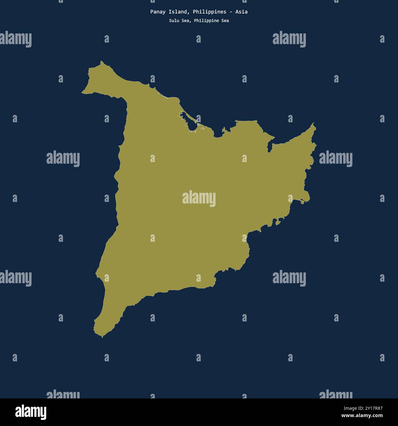 Island panay map hi-res stock photography and images - Alamy