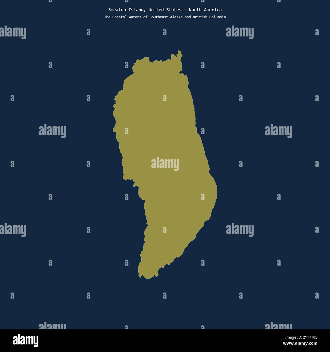 Shape of Smeaton Island in the The Coastal Waters of Southeast Alaska ...