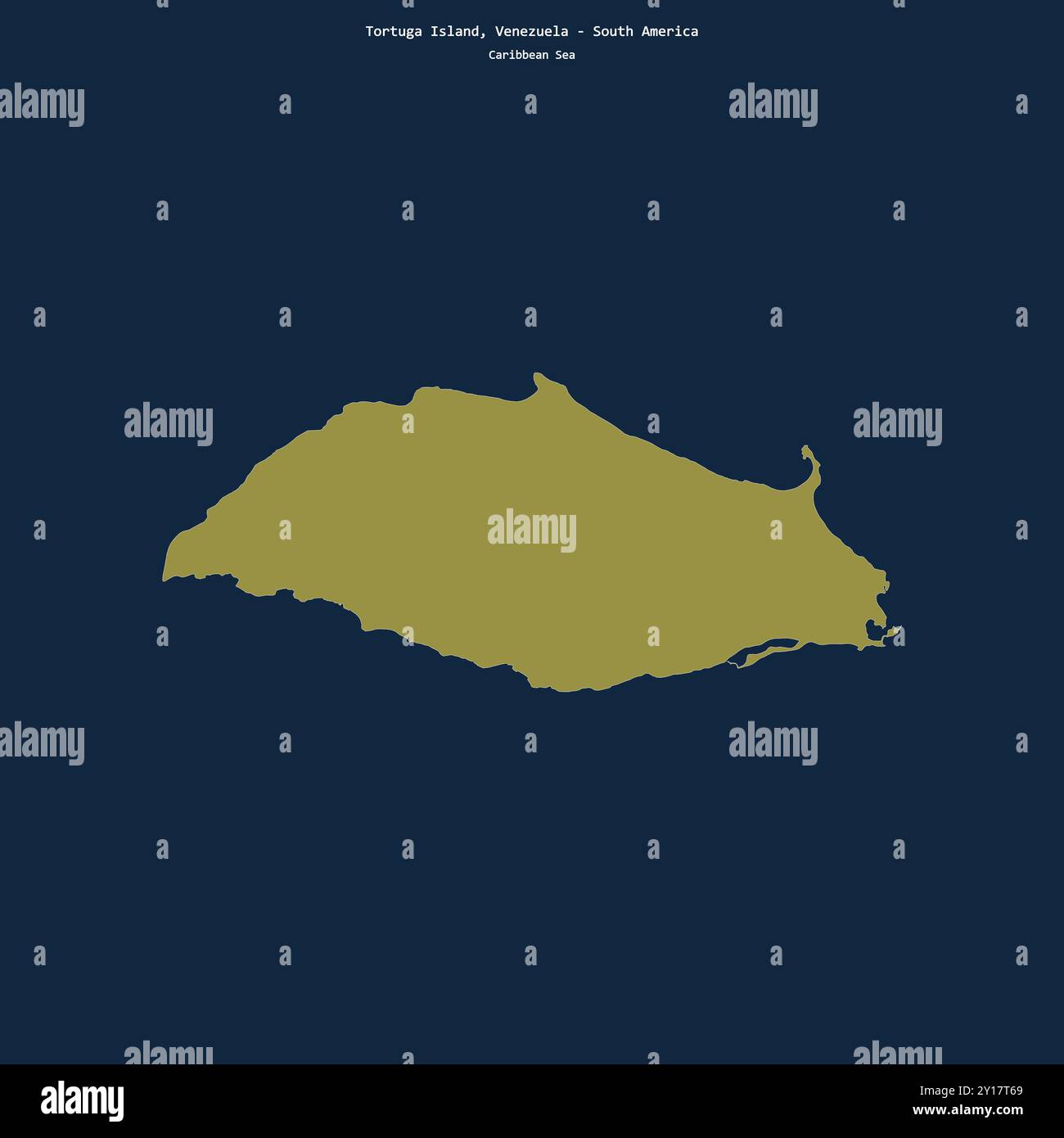 Tortuga island map hi-res stock photography and images - Alamy