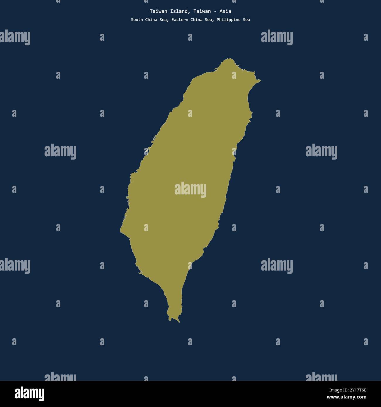 Shape of Taiwan Island in the Philippine Sea, belonging to Taiwan Stock ...
