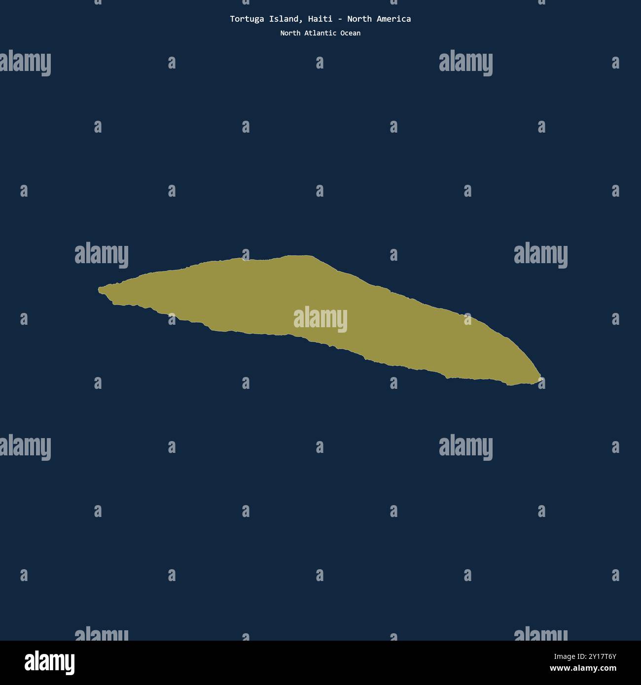 Tortuga island map hi-res stock photography and images - Alamy