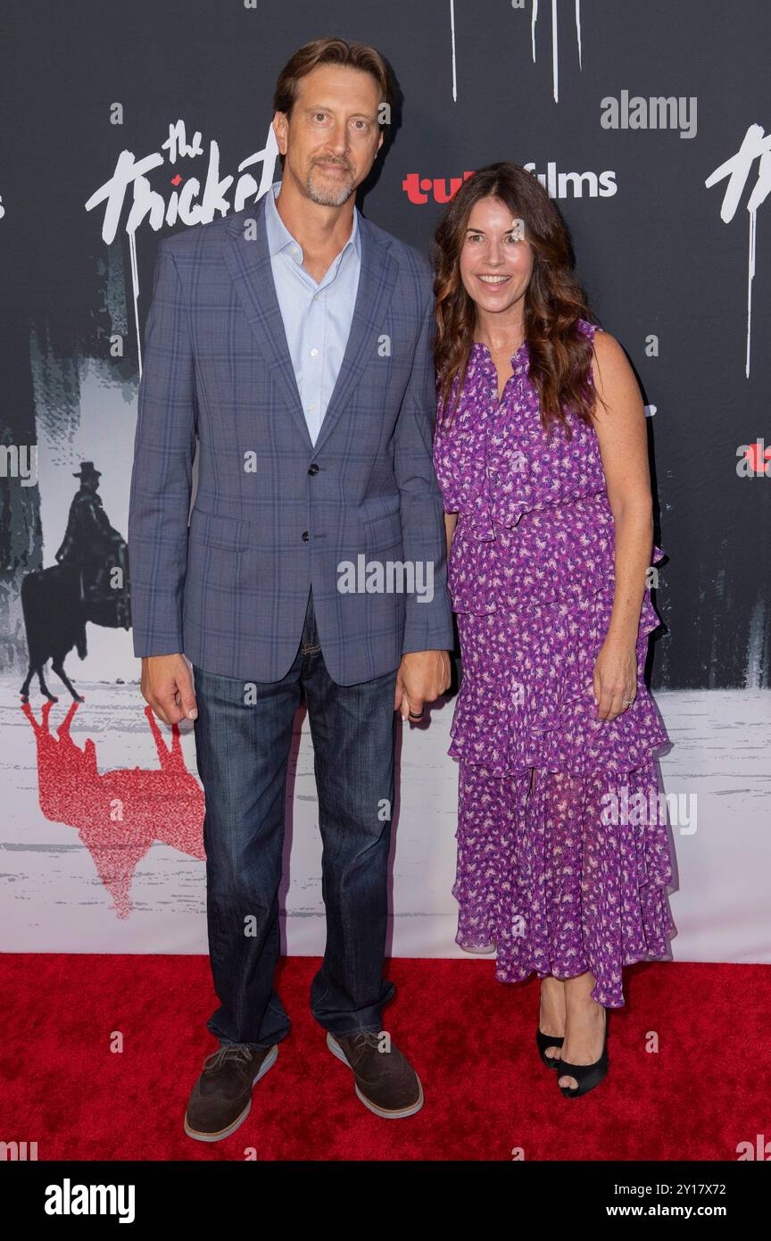 David Ginsberg mit Ehefrau Lisa Ginsberg bei der Weltpremiere des Kinofims 'The Thicket' im AMC ...