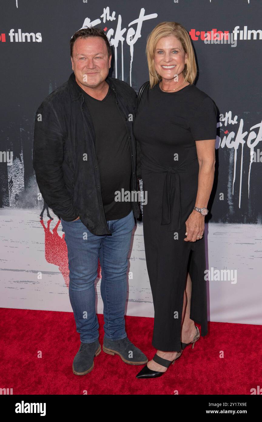 Chad Oakes und Melanie Rose Tiedemann bei der Weltpremiere des Kinofims ...