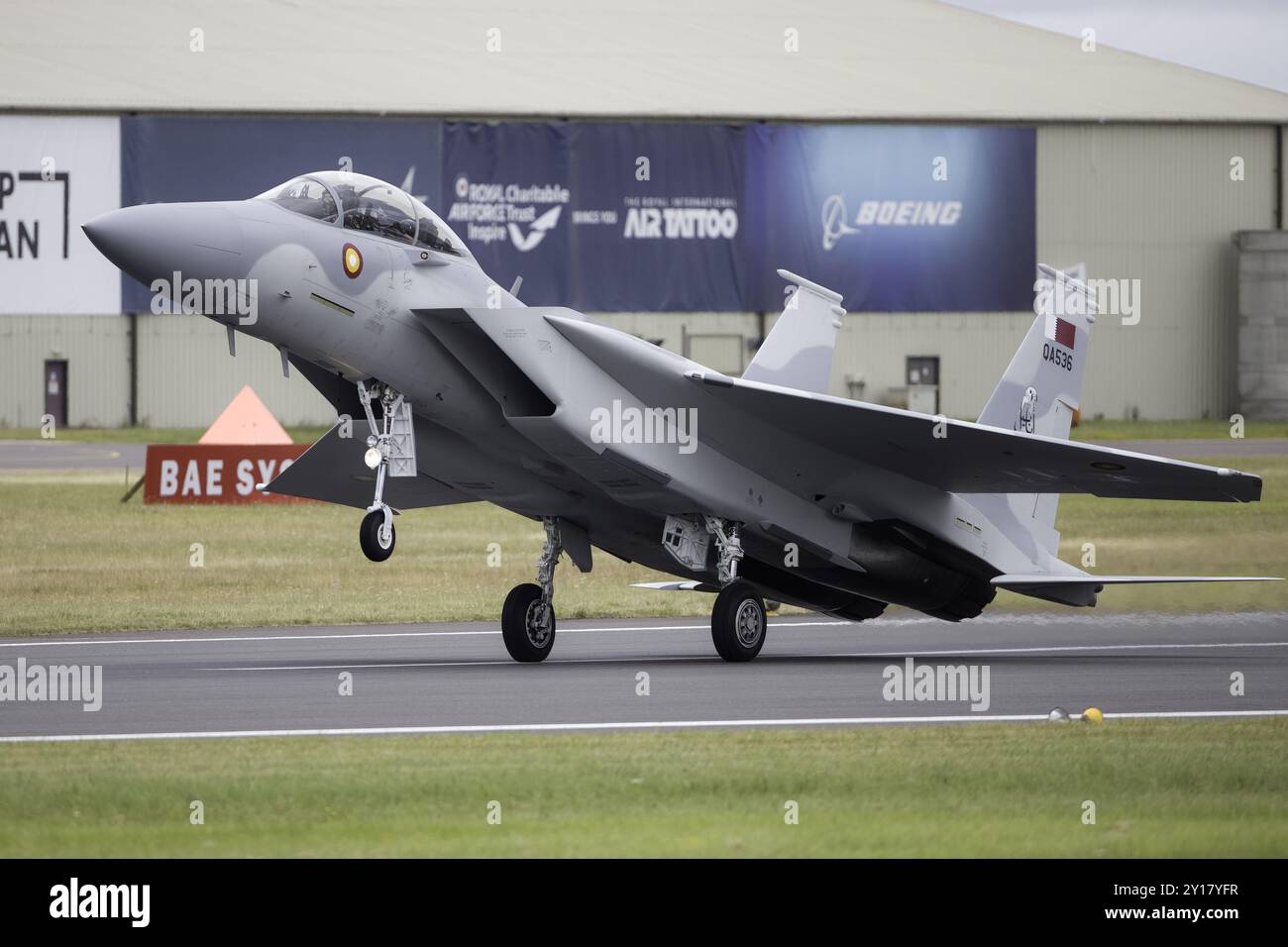 Qatari Emiri Air Force Boeing F-15QA Ababil at the 2024 Royal ...