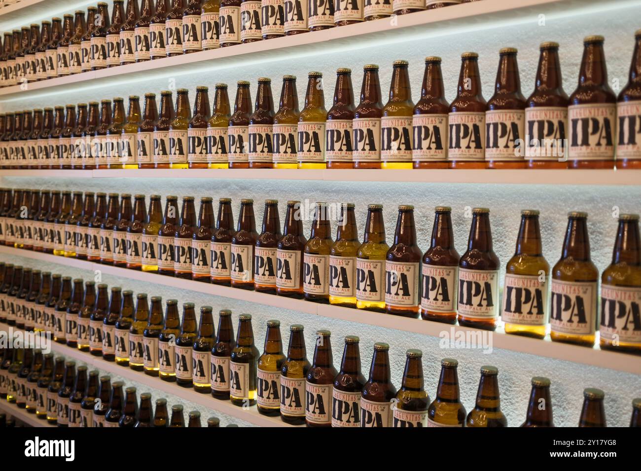 Lisbon - Lagunitas IPA bottled pale ale Stock Photo - Alamy