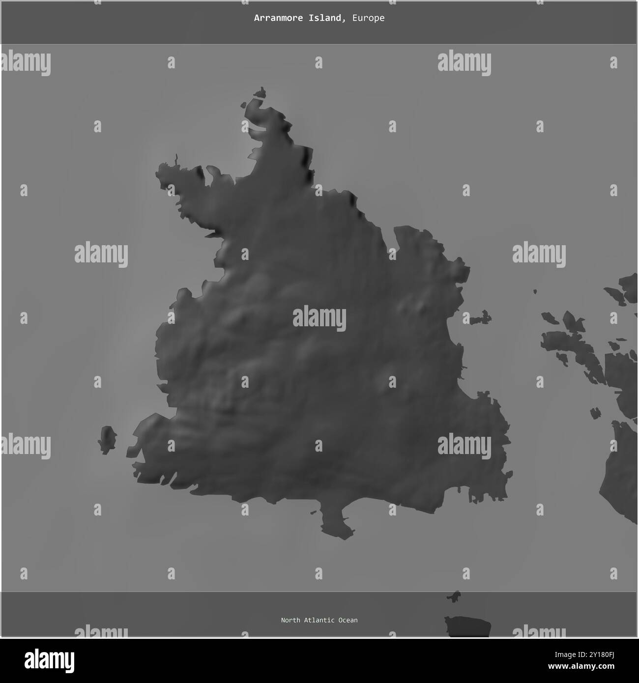 Arranmore Island in the North Atlantic Ocean, belonging to Ireland ...