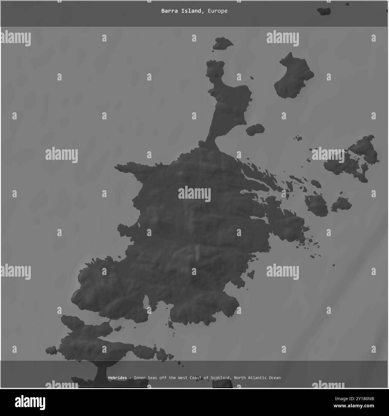 Barra Island in the North Atlantic Ocean, belonging to United Kingdom ...