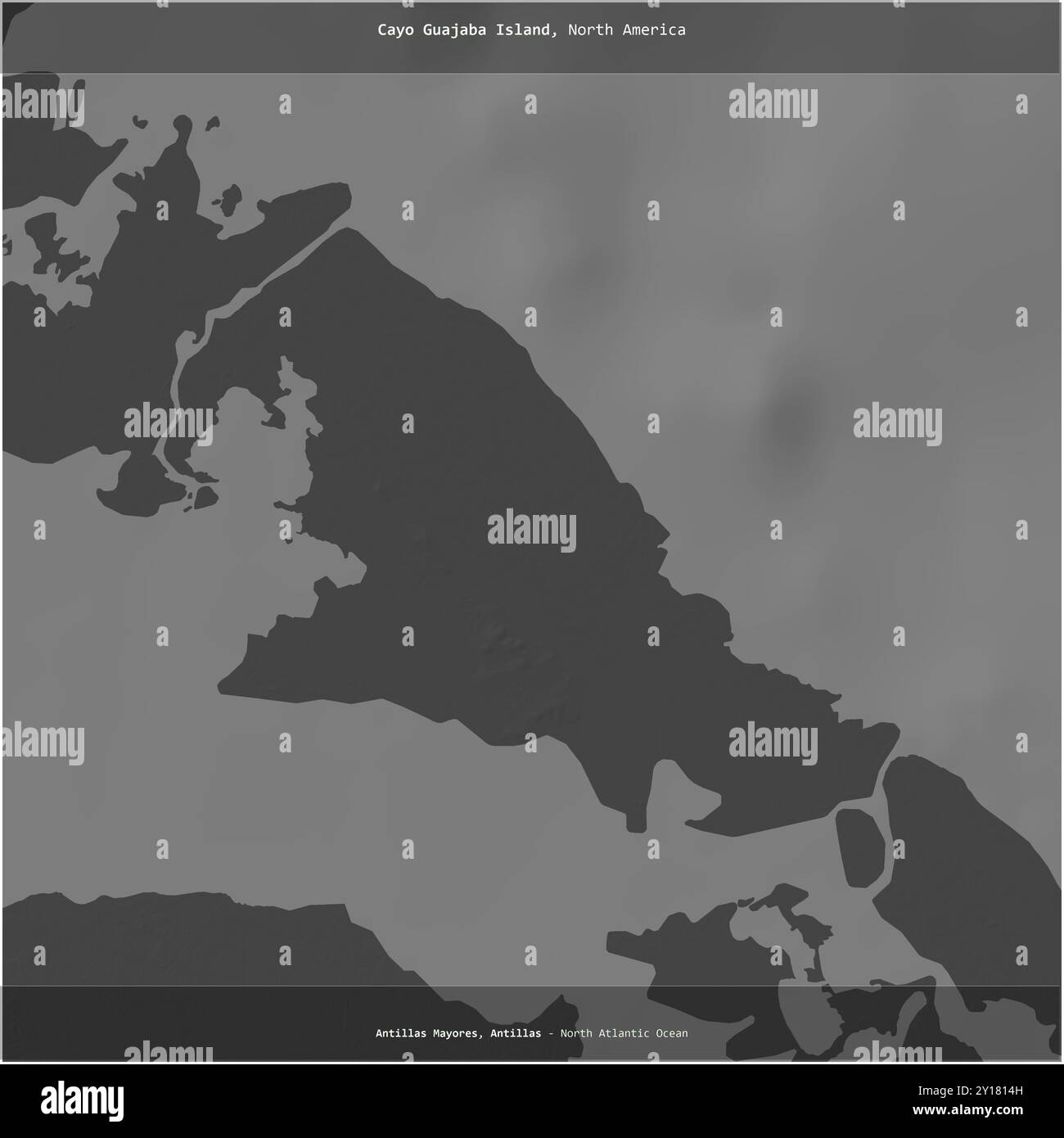 Cayo Guajaba Island in the North Atlantic Ocean, belonging to Cuba ...