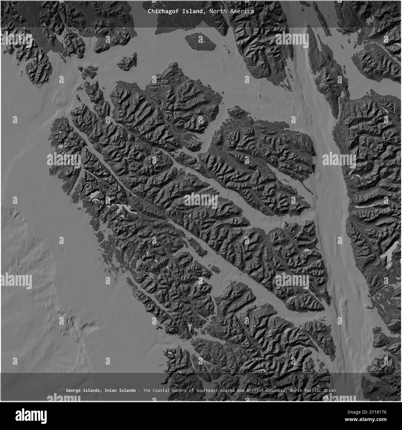 Chichagof Island in the North Pacific Ocean, belonging to United States ...
