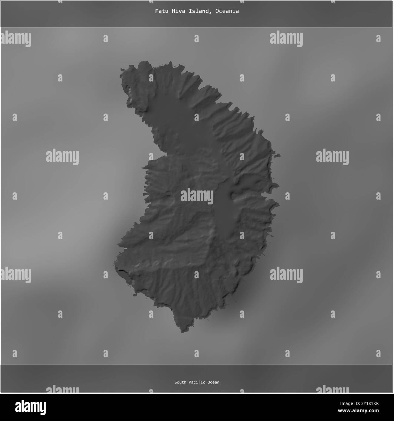 Fatu Hiva Island in the South Pacific Ocean, belonging to France ...