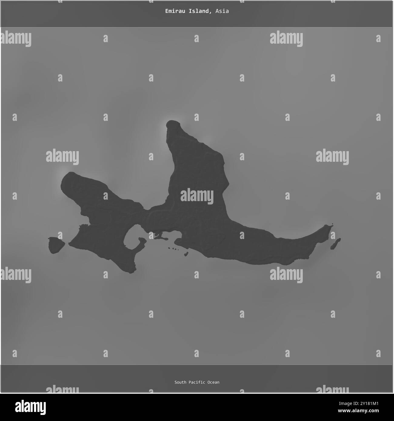 Emirau Island in the South Pacific Ocean, belonging to Papua New Guinea ...