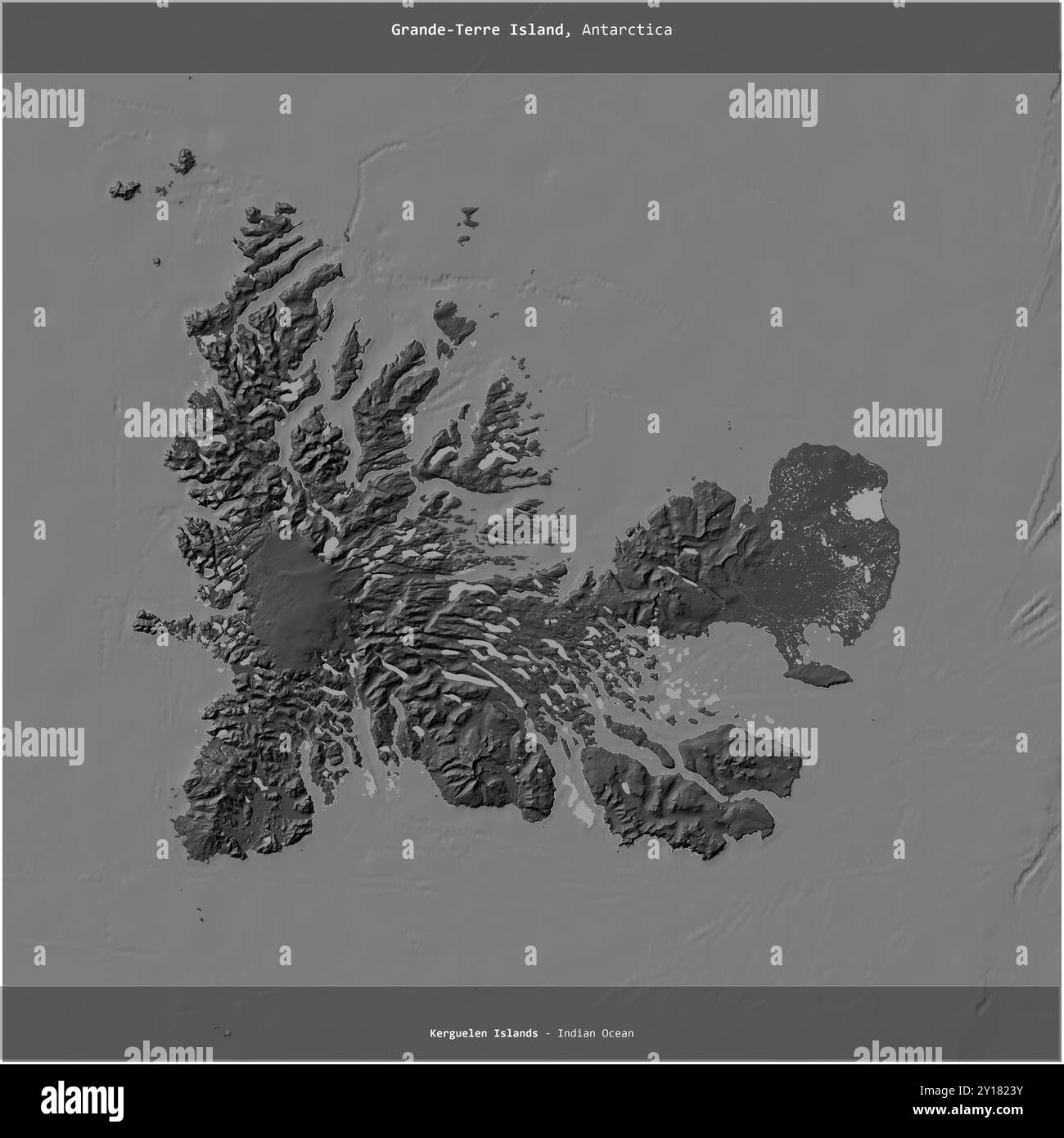 Grande-Terre Island in the Indian Ocean, belonging to French Southern ...