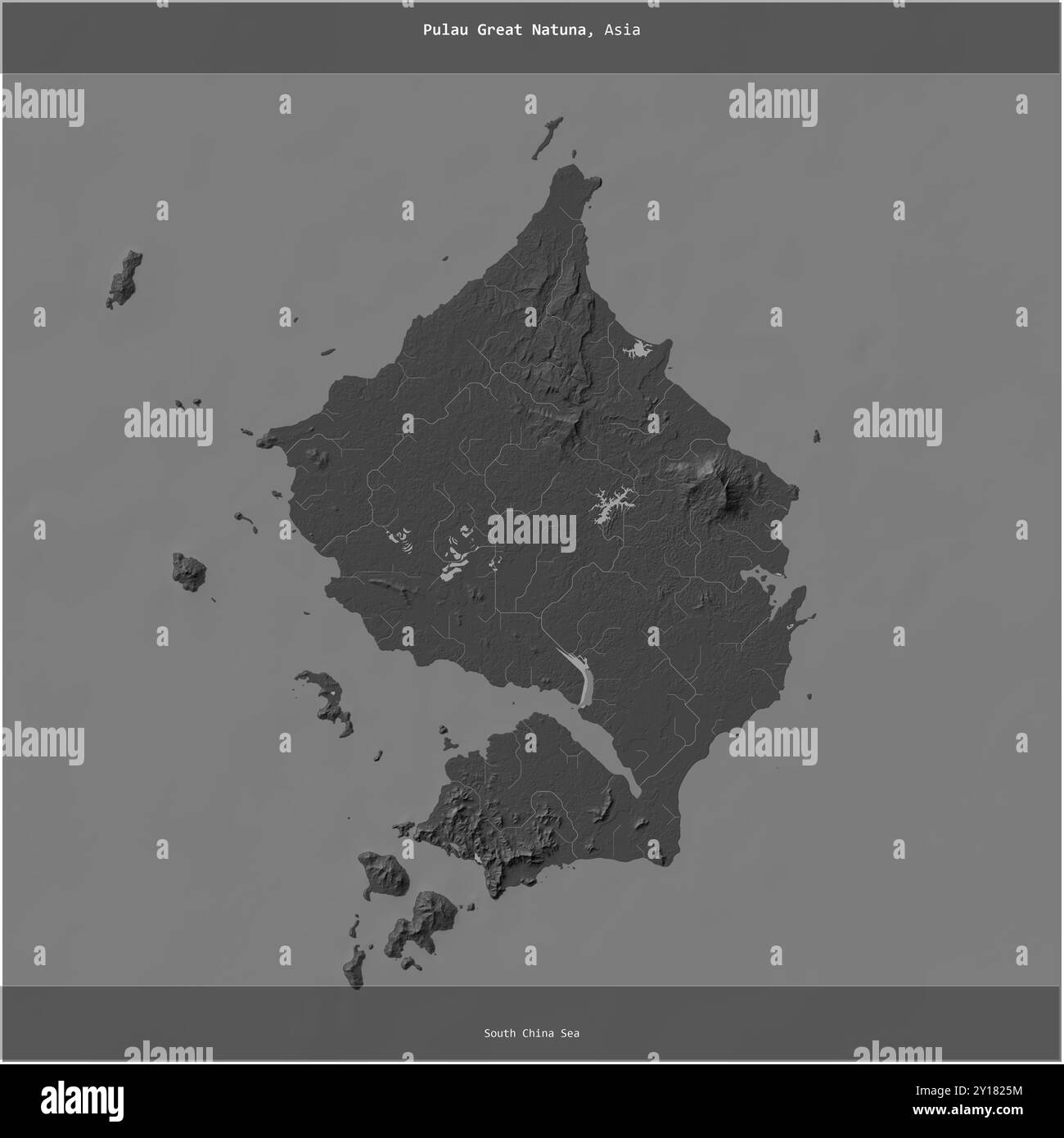 Pulau Great Natuna in the South China Sea, belonging to Indonesia ...