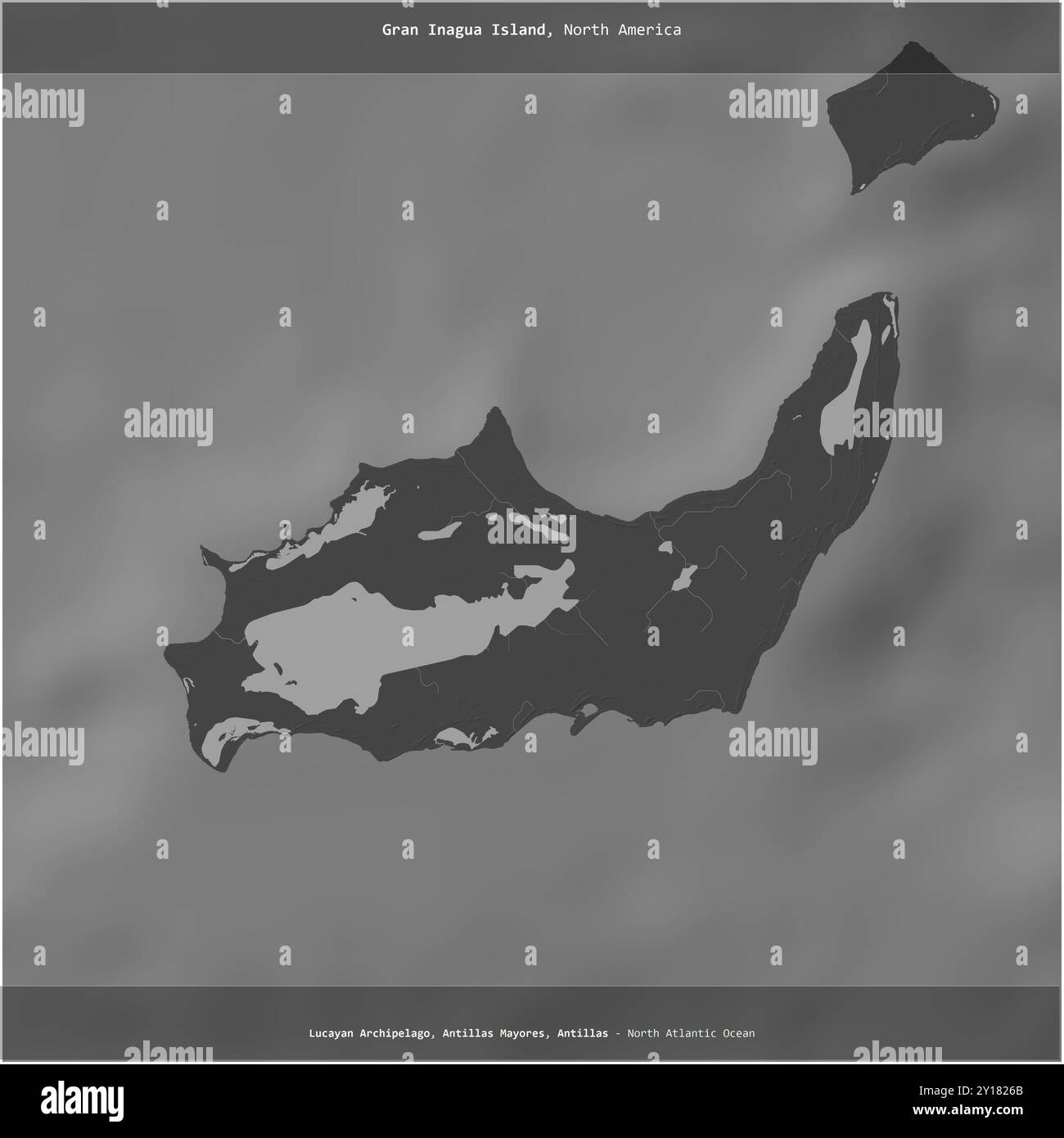 Gran Inagua Island in the North Atlantic Ocean, belonging to Bahamas ...