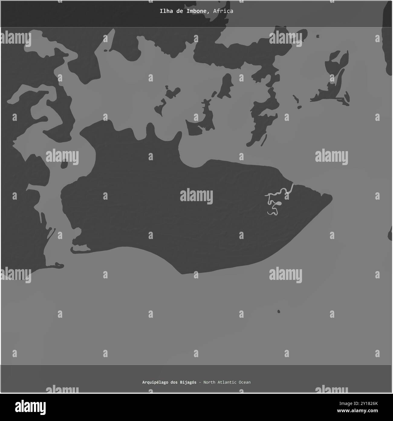 Ilha de Imbone in the North Atlantic Ocean, belonging to Guinea-Bissau ...