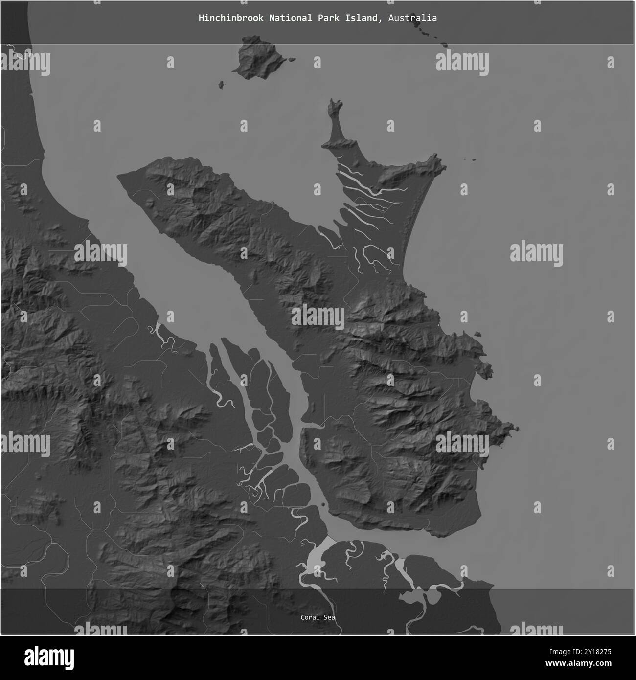 Hinchinbrook map hi-res stock photography and images - Alamy