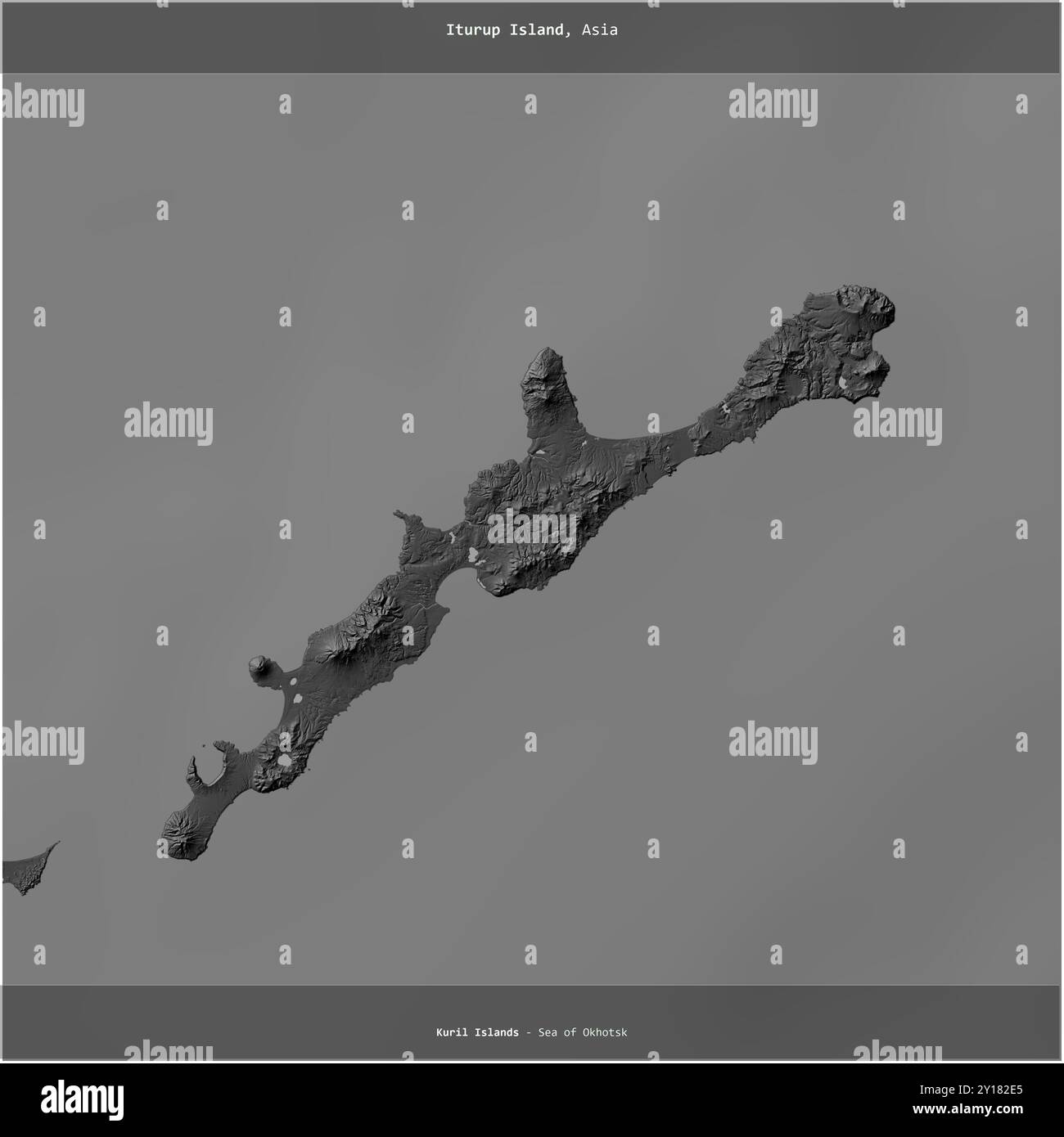 Map of kuril islands hi-res stock photography and images - Alamy