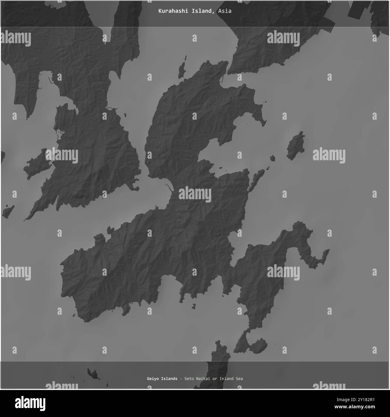 Kurahashi Island in the Seto Naikai or Inland Sea, belonging to Japan ...