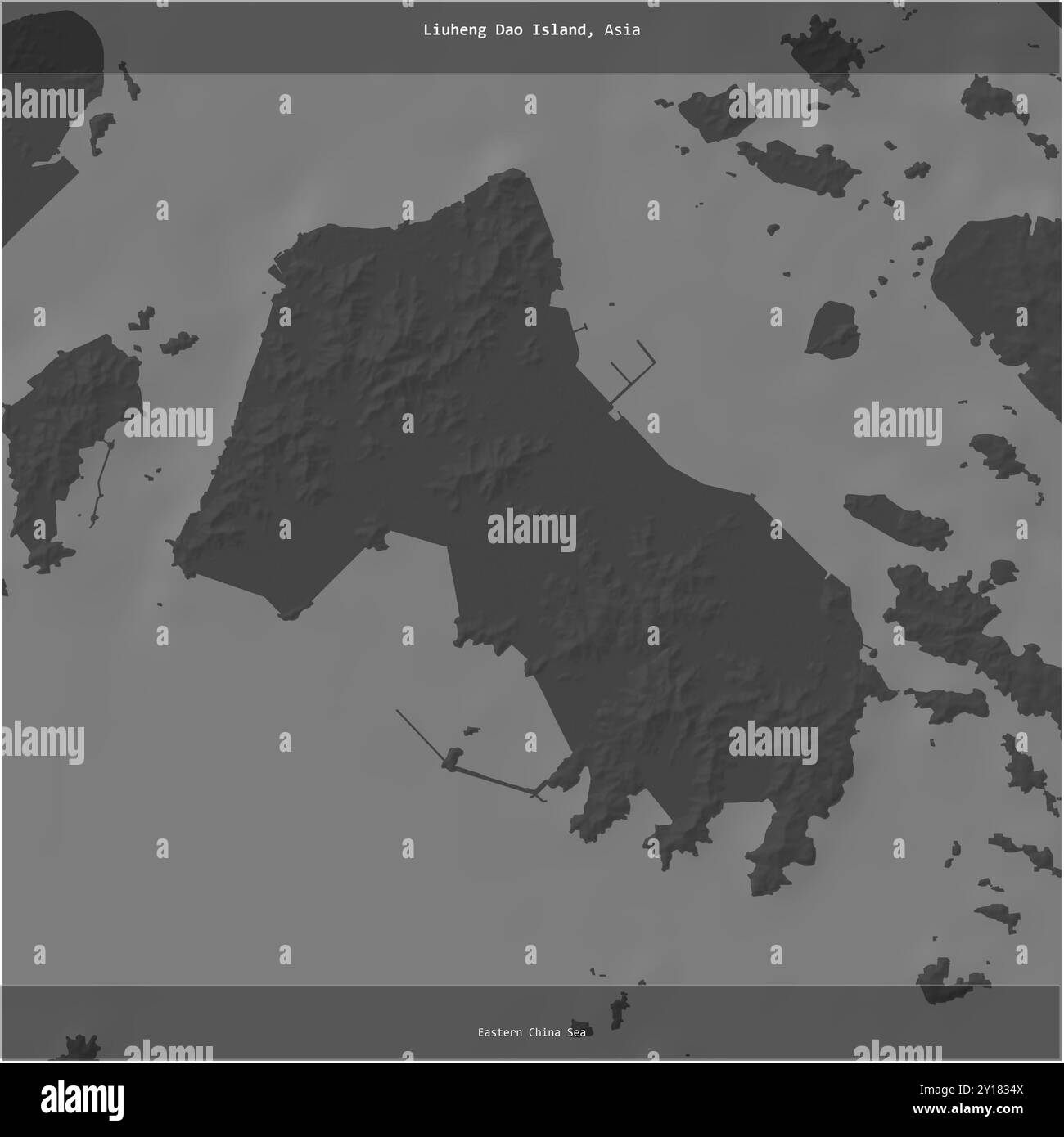 China map highlighted in Black and White Stock Photos & Images - Alamy