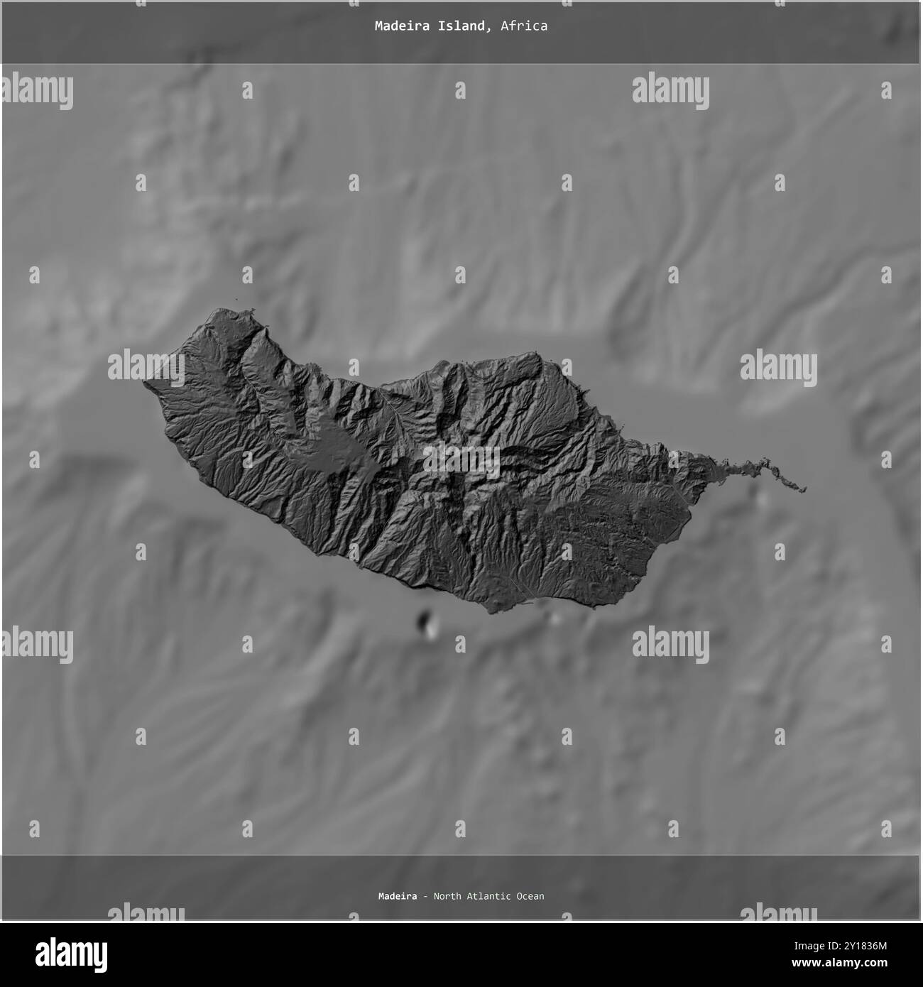 Madeira Island in the North Atlantic Ocean, belonging to Portugal ...